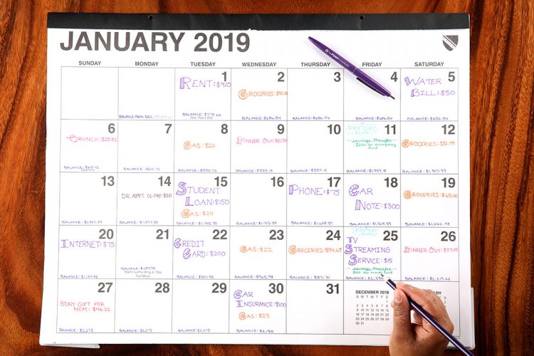 Keep Tabs on Life, Money in One Place With a Budget Calendar