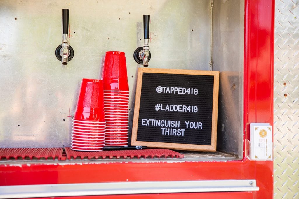 Ohio Resident Retrofits Fire Engine Into ‘Tapped 419’ Beer Truck