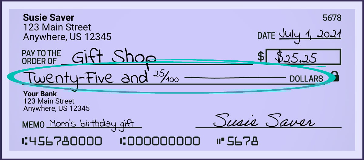 How To Write A Check Filling Out A Check In 6 Steps